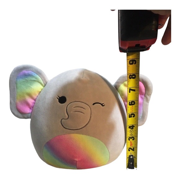 Kellytoy | Toys | Squishmallow Mila Elephant Soft Gray Rainbow 8 Plush ...